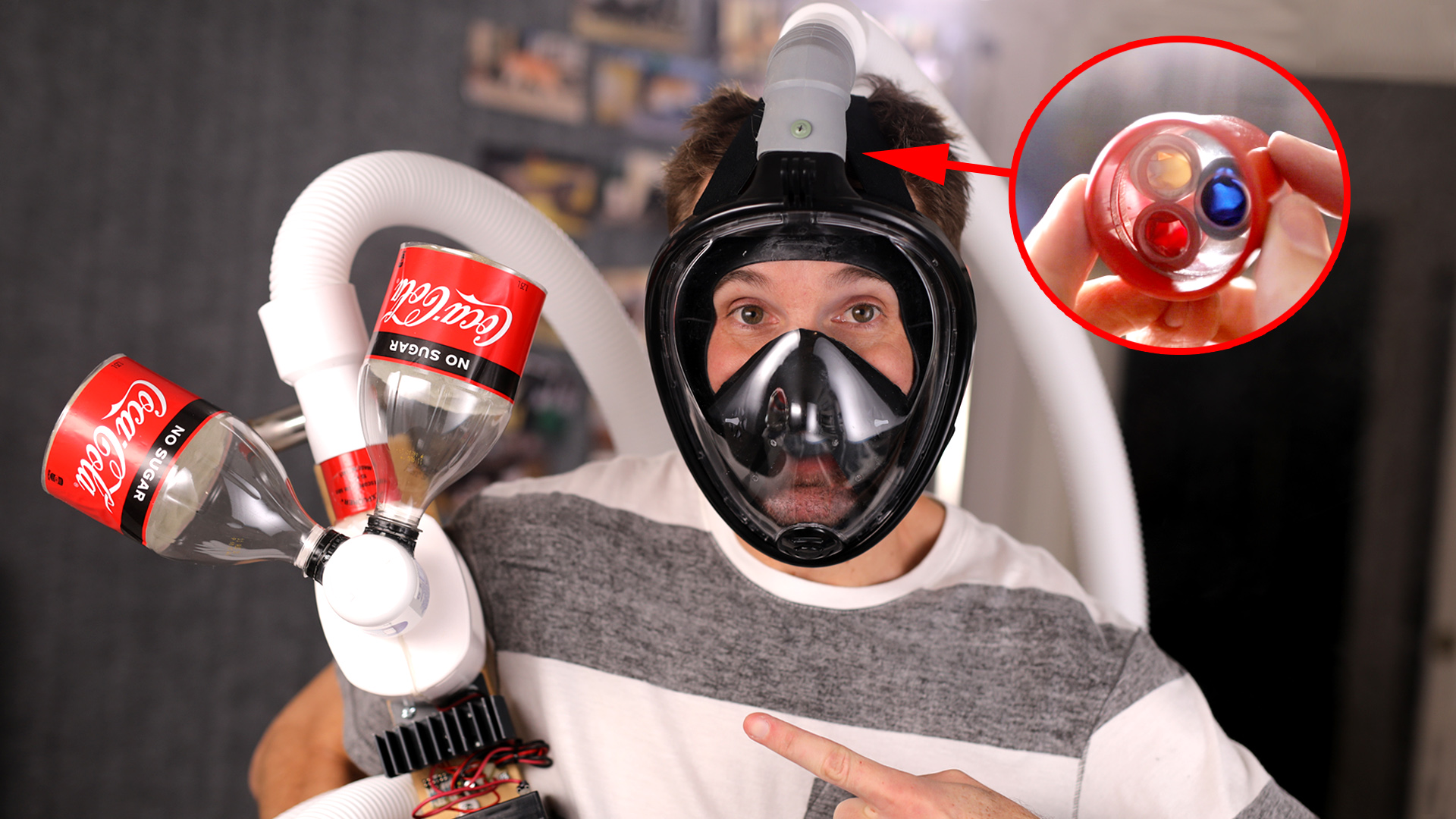 How to make your own air supplying respirator for hazardous gases ...